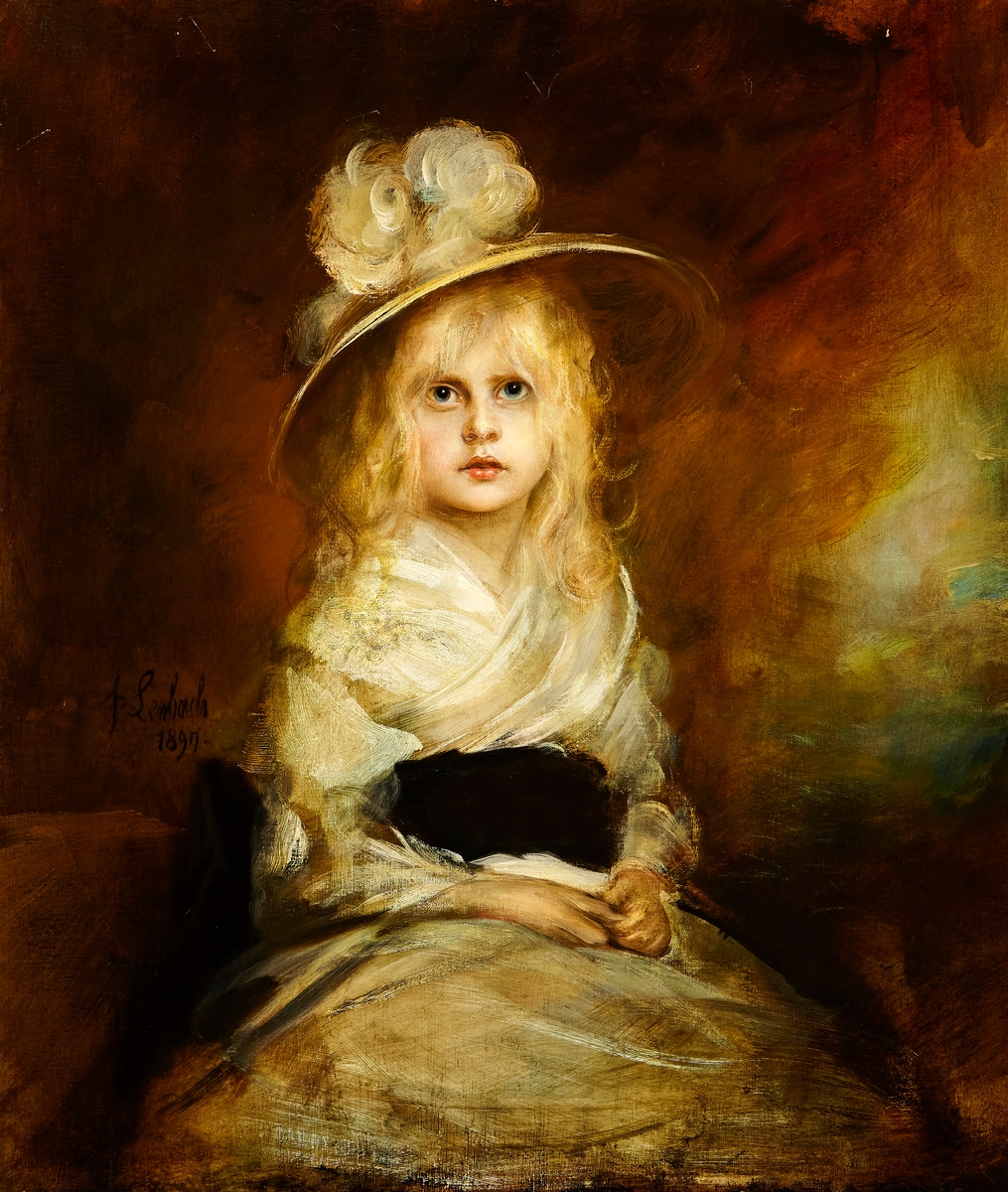 Franz Seraph von Lenbach | Portrait of Marion Lenbach (1899) | MutualArt