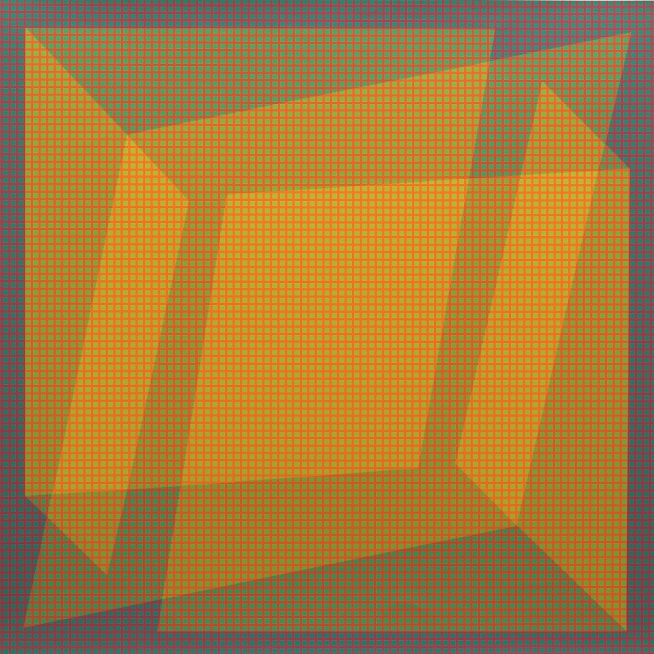 Julian Stanczak | Bold Fold 1971 (1971) | MutualArt