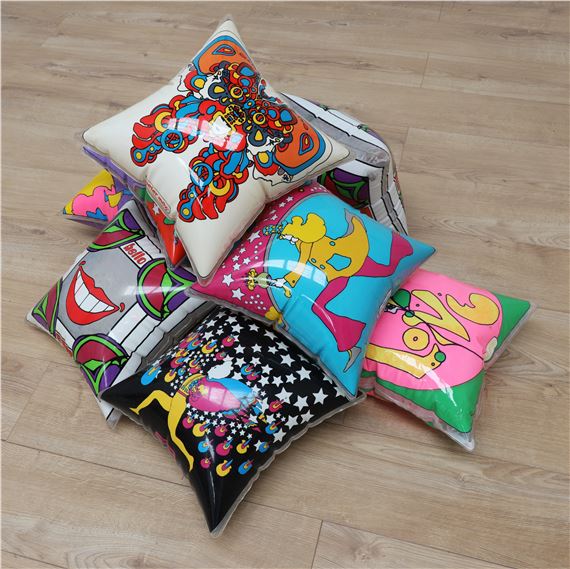 Peter Max | a collection of thirteen cushions | MutualArt
