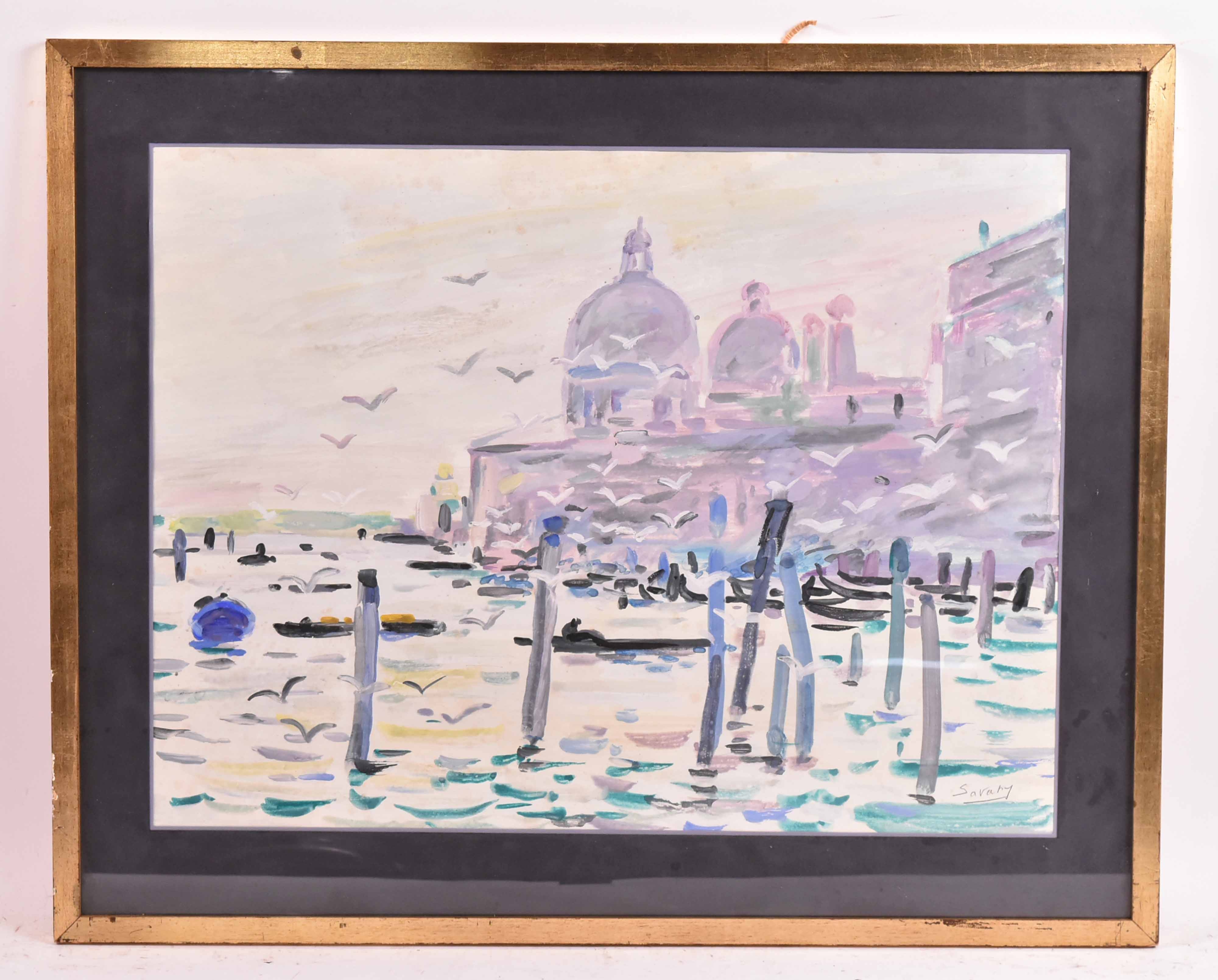 Robert Savary | Venetian Canal Scene | MutualArt