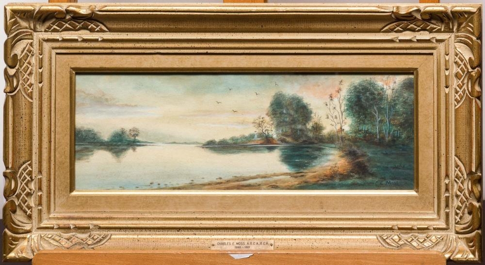 Charles Eugene Moss | riverscape | MutualArt