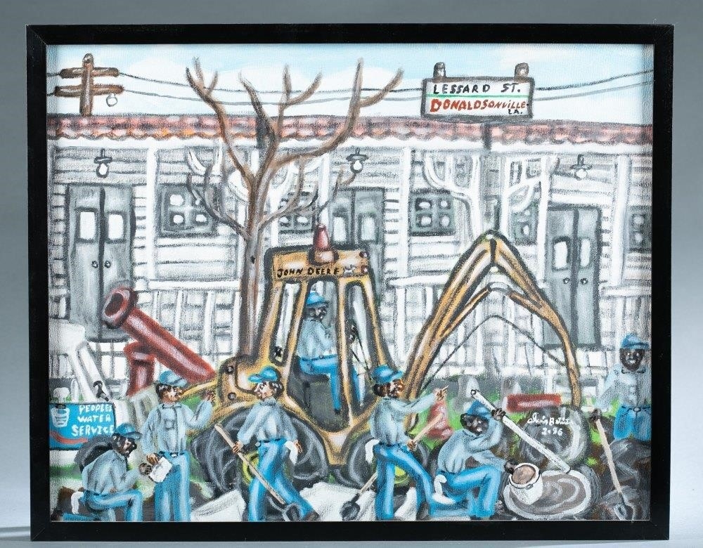 Alvin Batiste | Lessard Street construction (1996) | MutualArt