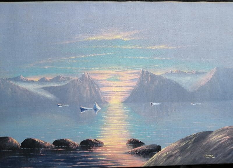 Jakob Jessen | Motif from Greenland (1963) | MutualArt