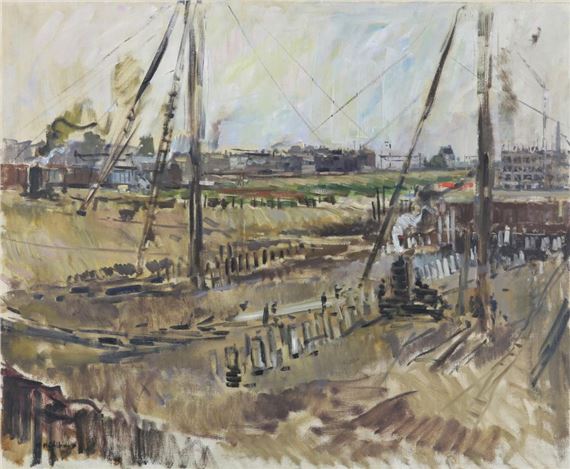 Daan Mühlhaus | View of construction site | MutualArt