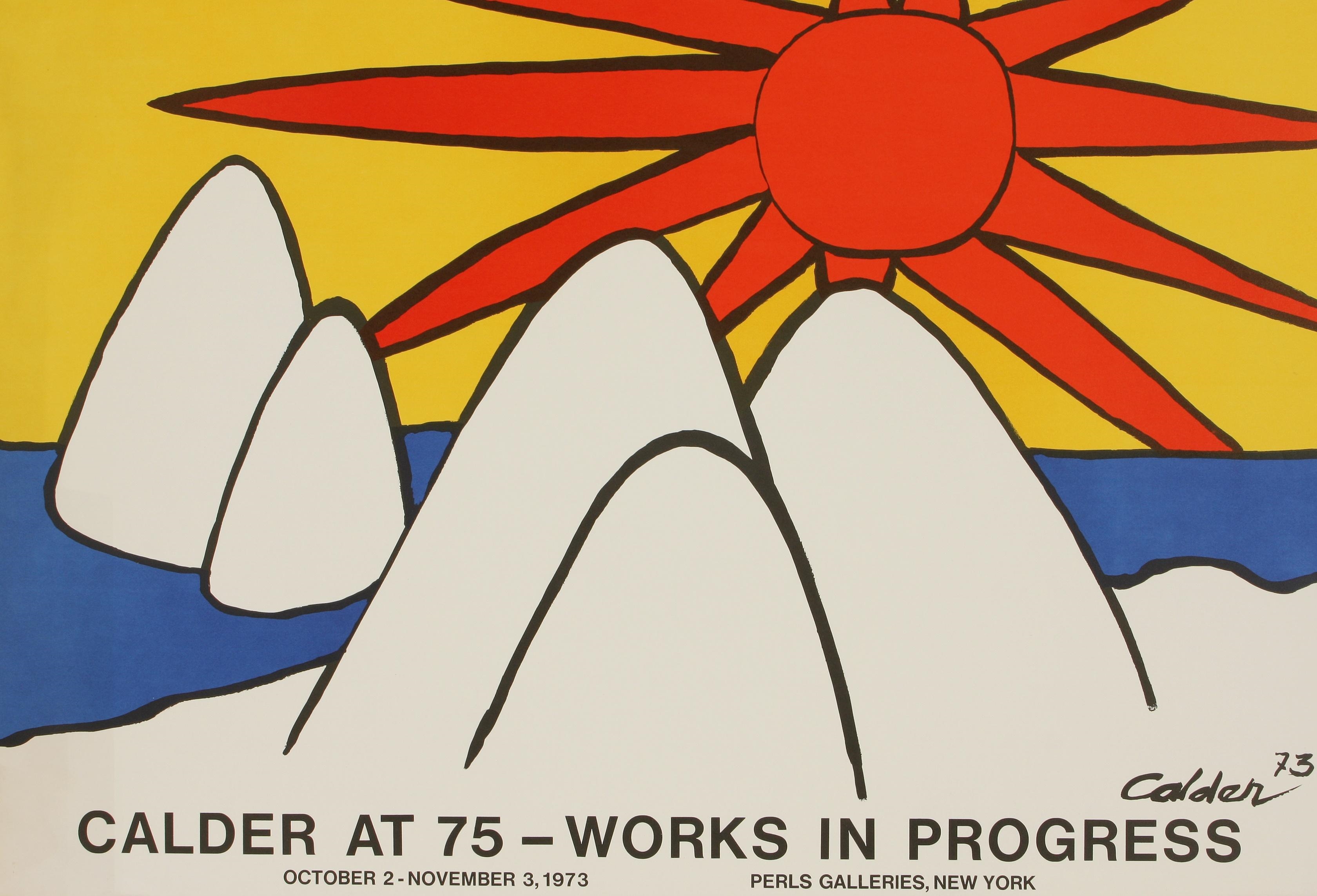 Alexander Calder | Calder at 75 – Works in Progress exhibition poster ...