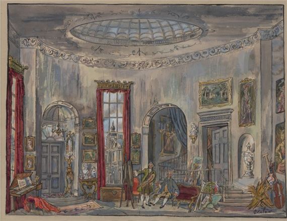 Cecil Beaton | Set Design for The Gainsborough Girls (1951) | MutualArt