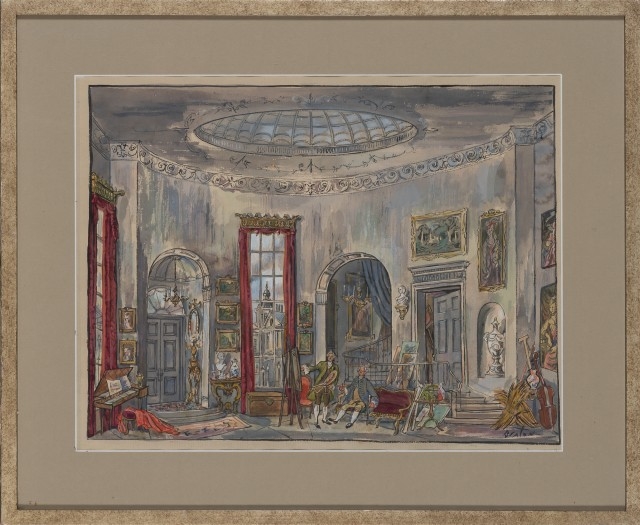 Cecil Beaton | Set Design for The Gainsborough Girls (1951) | MutualArt