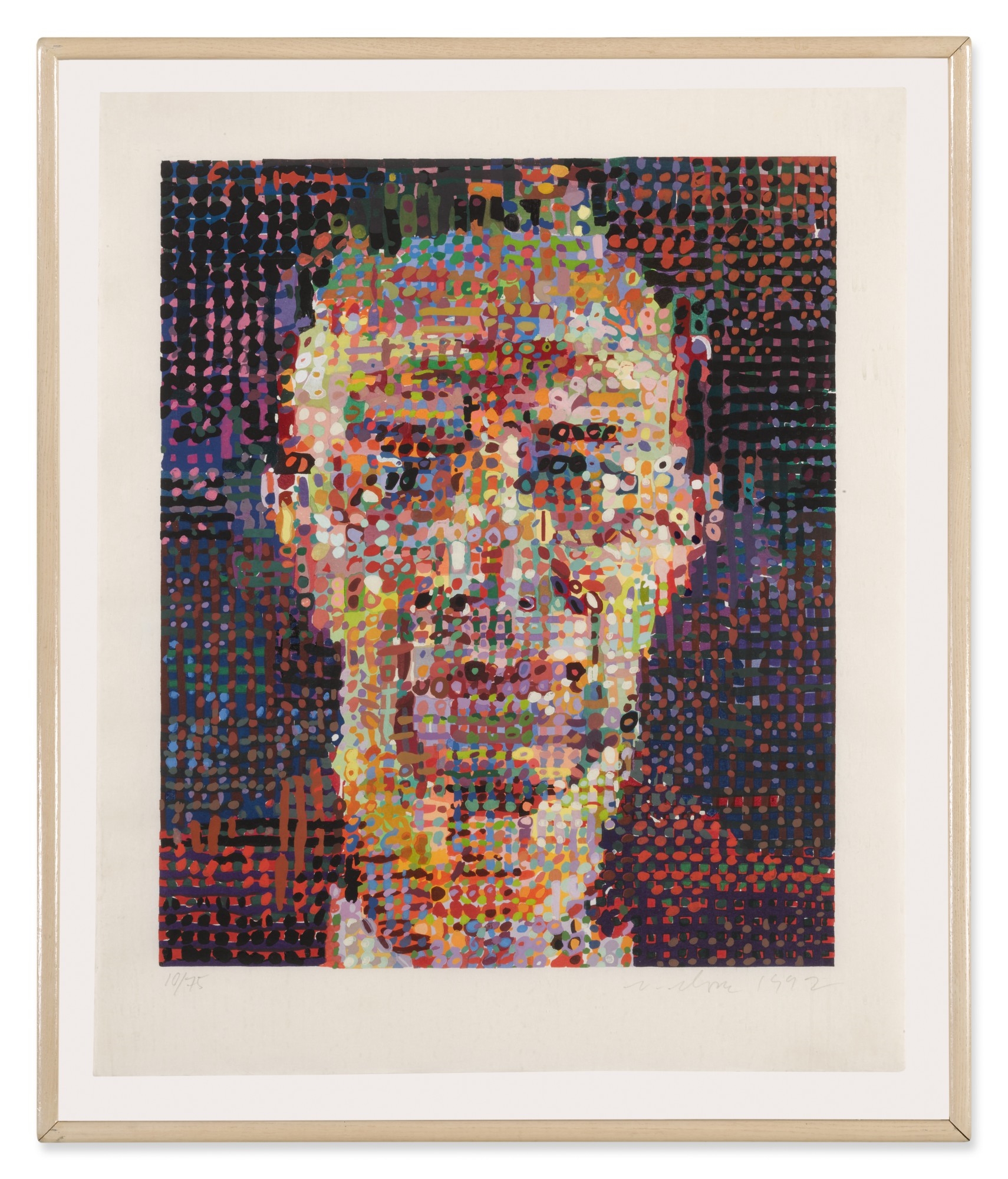 Chuck Close | Alex (1992) | MutualArt