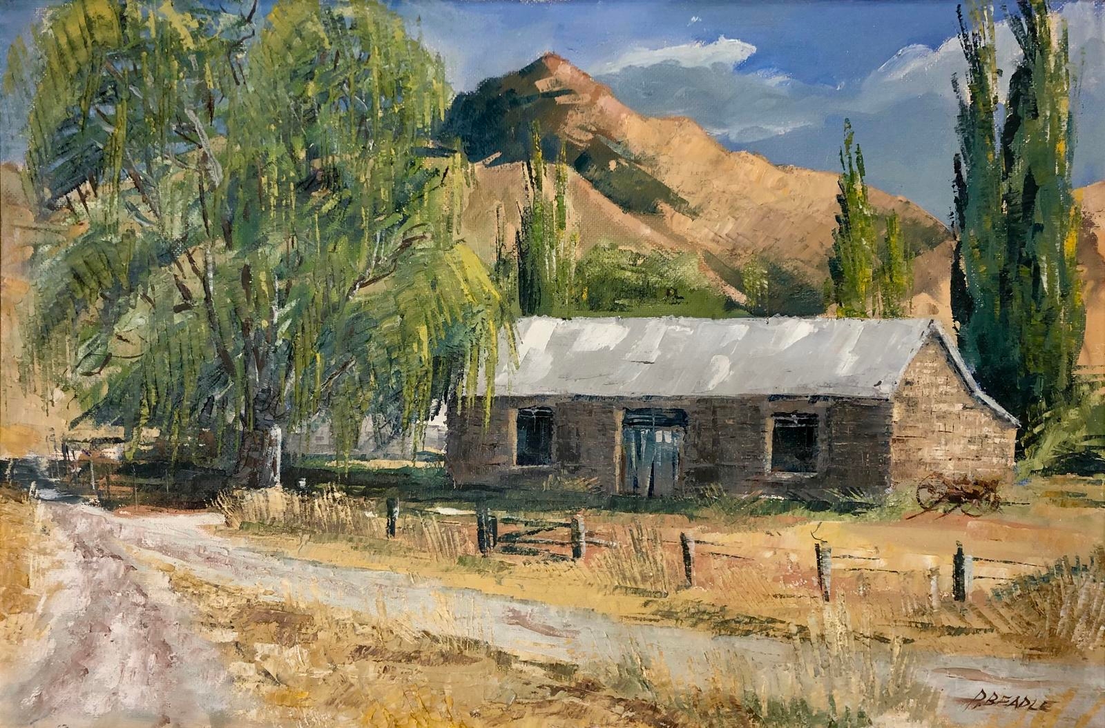 Peter Beadle | COTTAGE AND WILLOWS, CENTRAL OTAGO | MutualArt