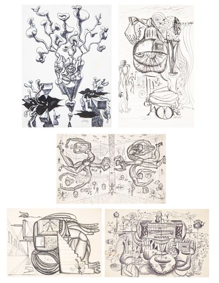 Leonid Lamm | FIVE DRAWINGS (1965) | MutualArt