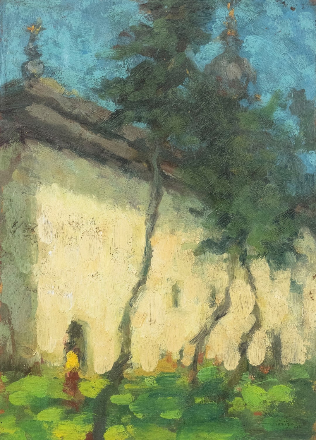 Nicolae Tonitza | A the Monastry Wall (1910) | MutualArt