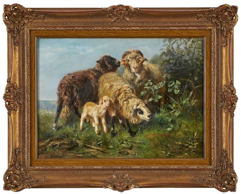 Max Ludwig Lebling | Schafe (1918) | MutualArt