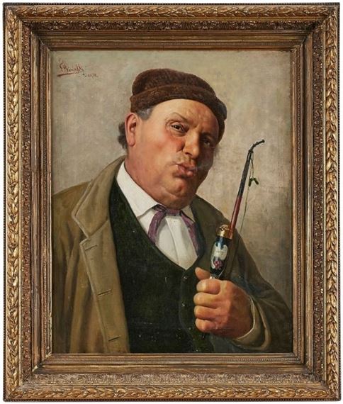 Claudio Rinaldi | Pfeifenraucher | MutualArt