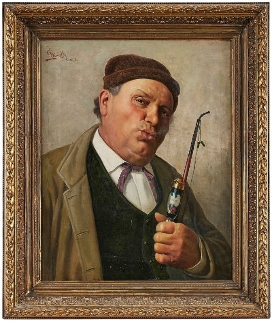 Claudio Rinaldi | Pfeifenraucher | MutualArt