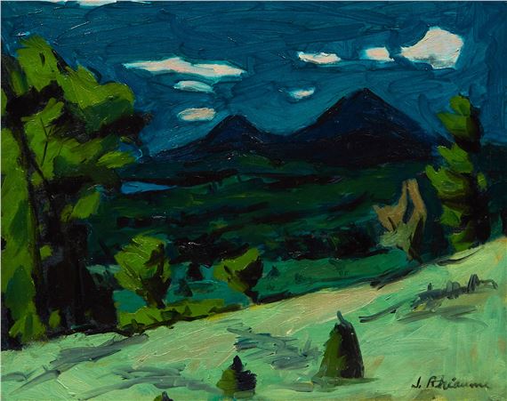 Jeanne Rhéaume | Evening Landscape | MutualArt