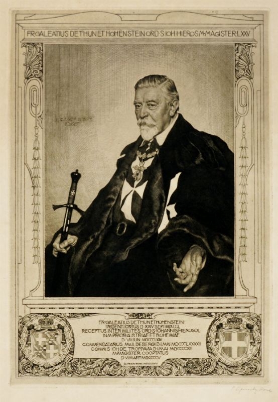 Sigmund Lipinsky | Ritratto di fra' Galeazzo von Thun und Hohenstein ...