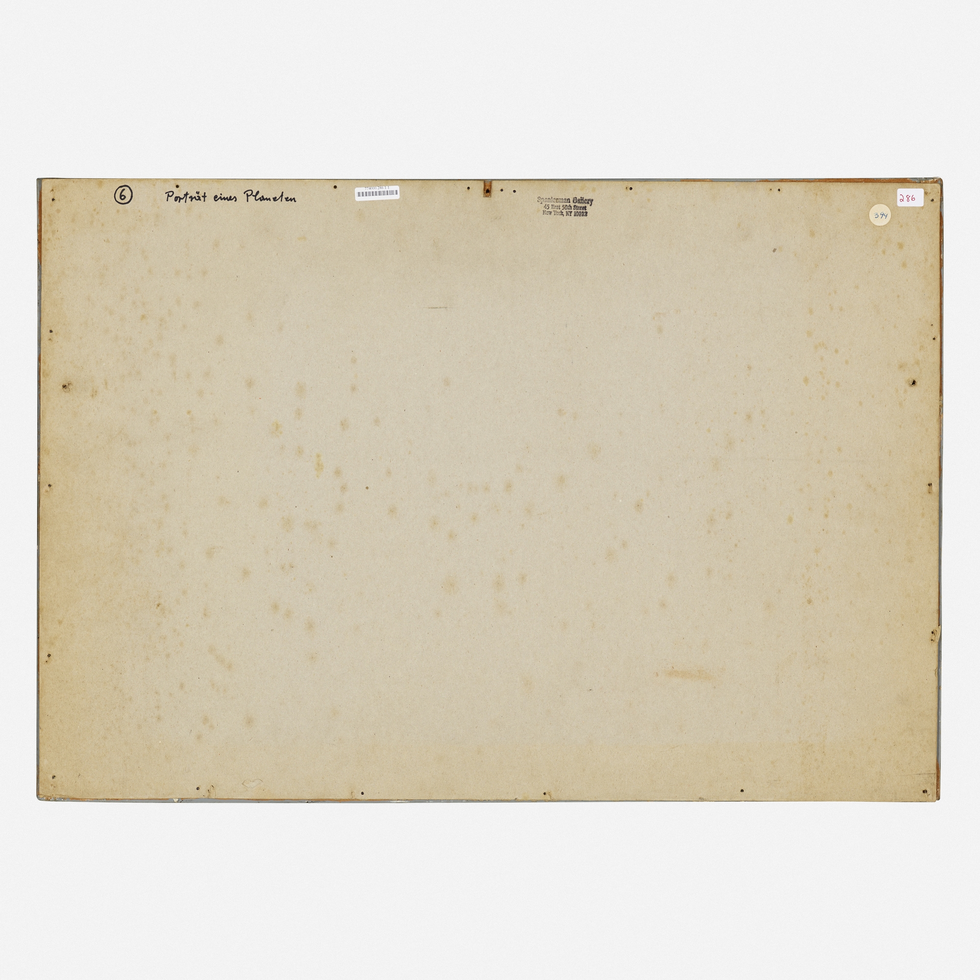 Franz Bayer | Portrait eines planeten (1975) | MutualArt