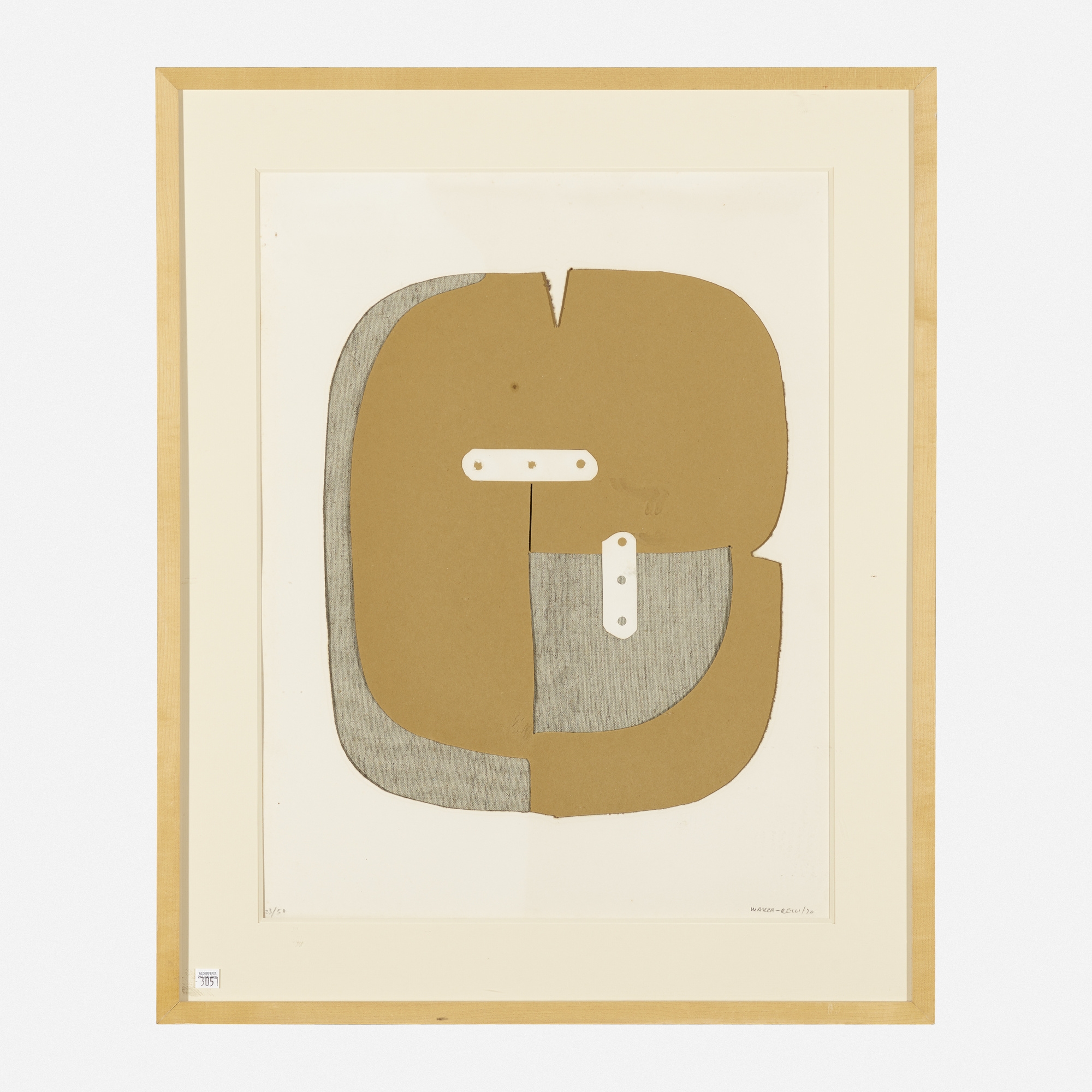 Conrad Marca-Relli | Untitled (1970) | MutualArt