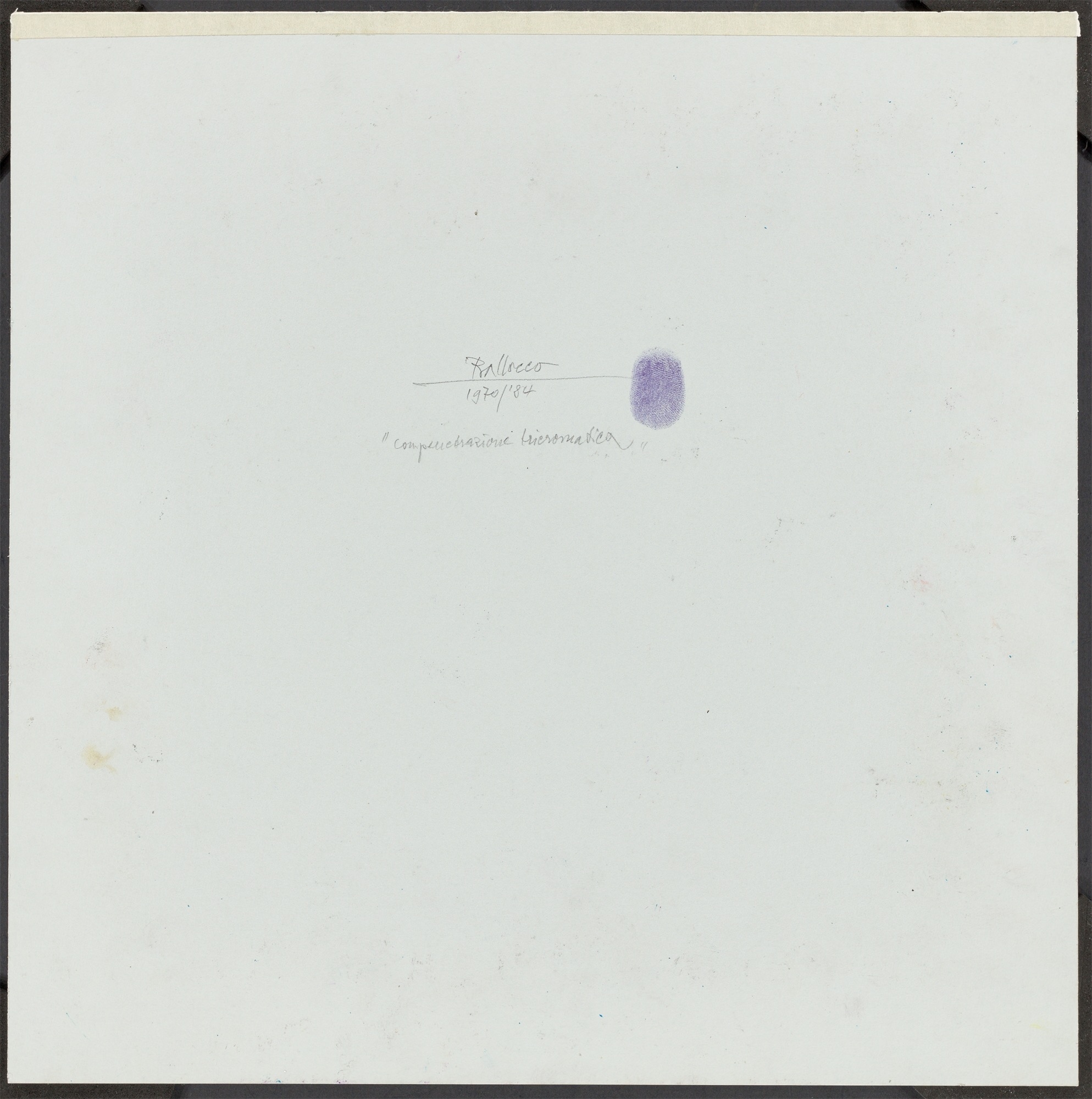 Mario Ballocco | compenetrazione tricromatica | MutualArt