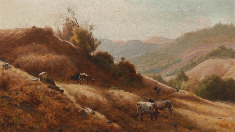 Thaddeus Welch | Path through summer landscape | MutualArt