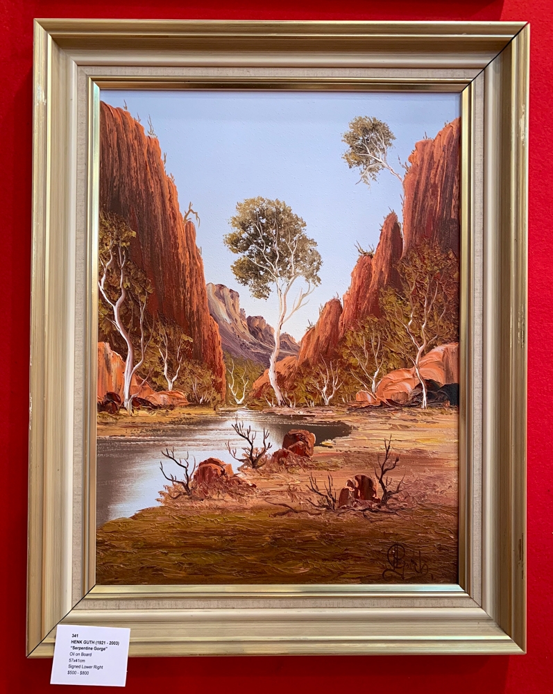 Henk Guth | “Serpentine Gorge” | MutualArt