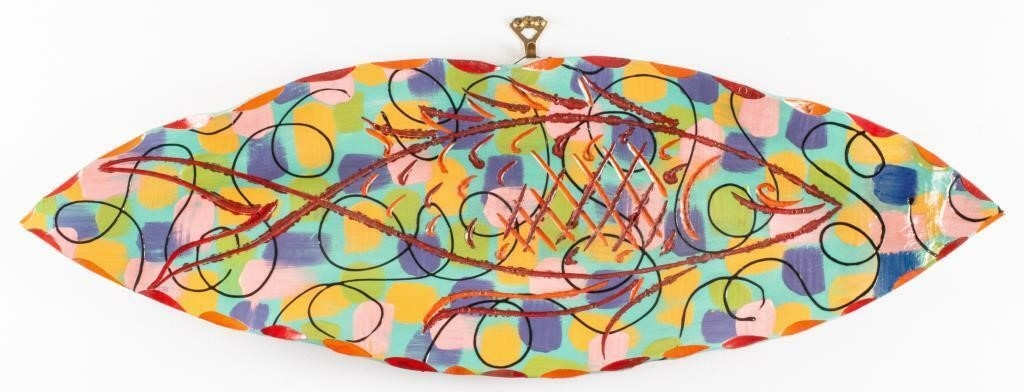 Beatrice Wood | Wood Style Art Pottery Fish Platter | MutualArt