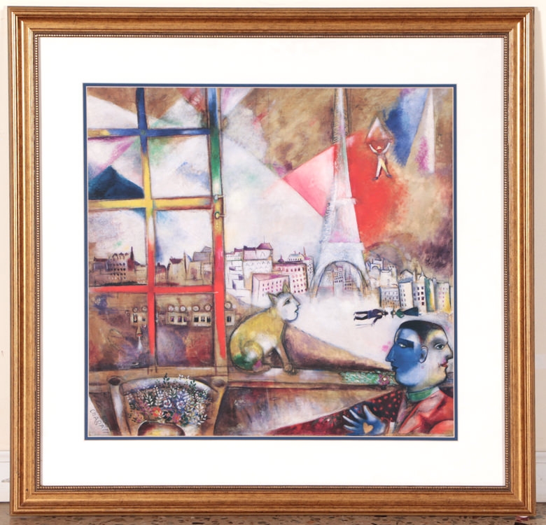 Marc Chagall | Paris Through the Window | MutualArt