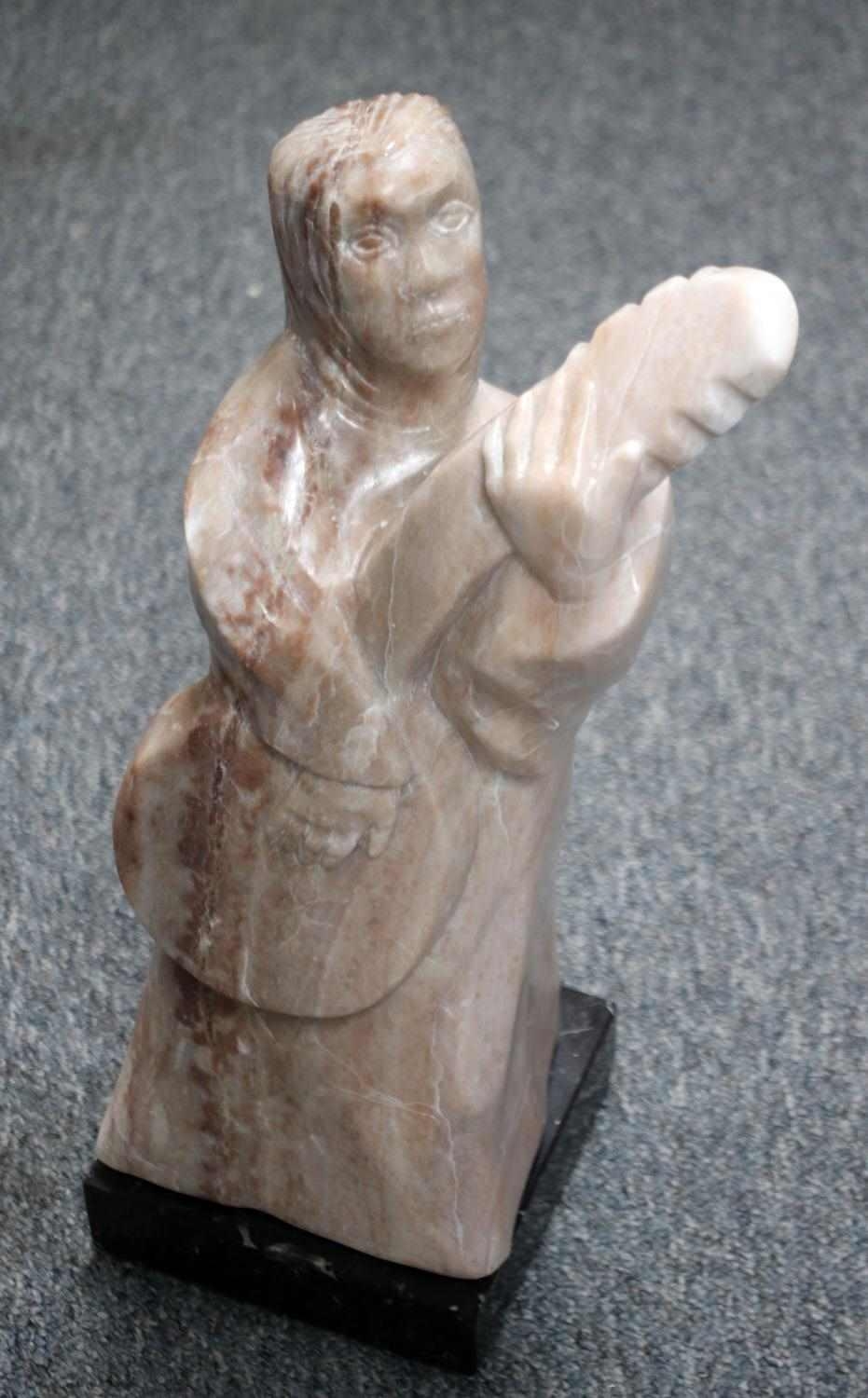 Ralph N. Hurst | Female guitarist sculpture | MutualArt