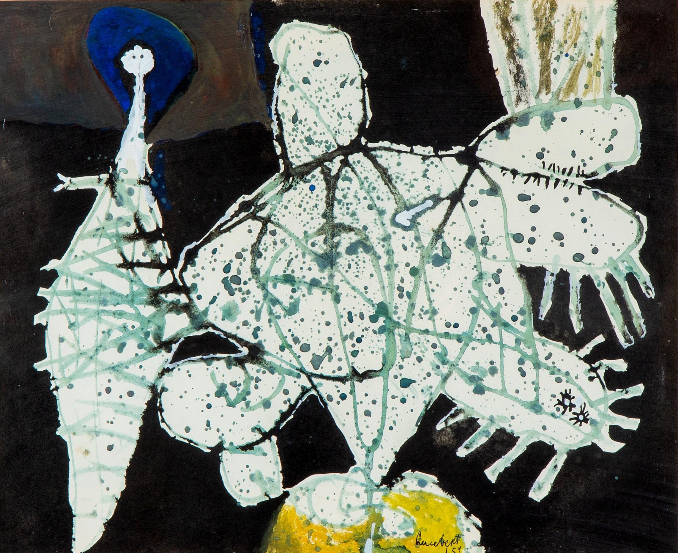Lucebert | Untitled (Circa 1952) | MutualArt