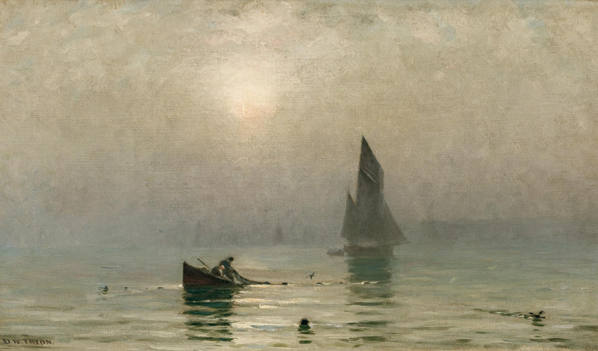 Dwight William Tryon | October in New England (1881) | MutualArt