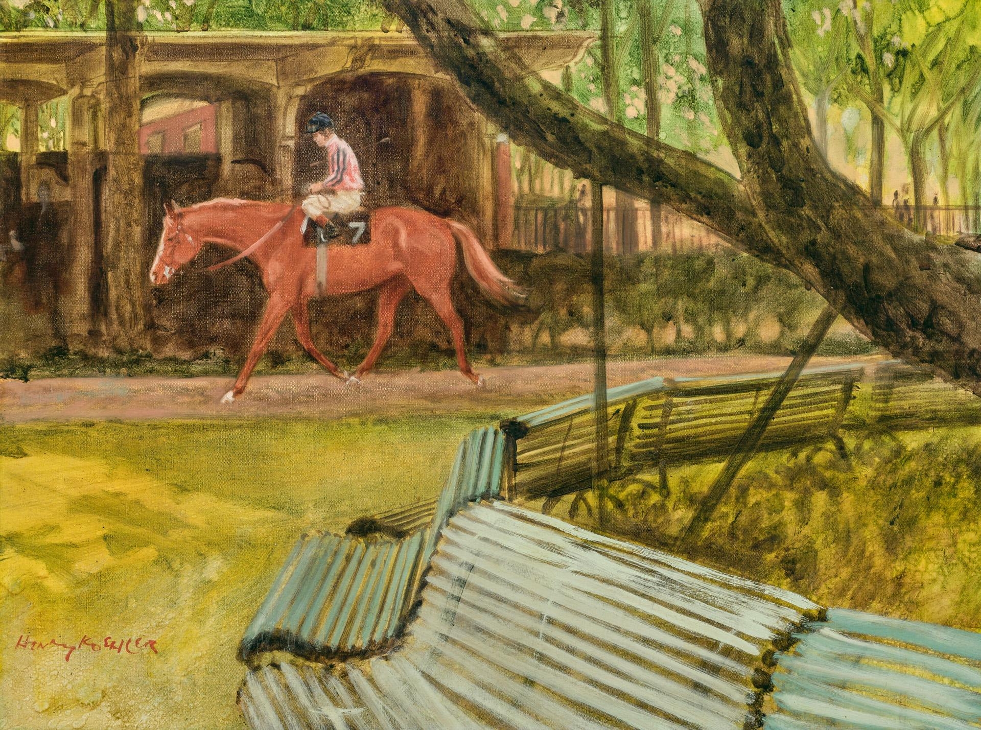 Henry Koehler | Stage Door Johnny pulling up (1968) | MutualArt