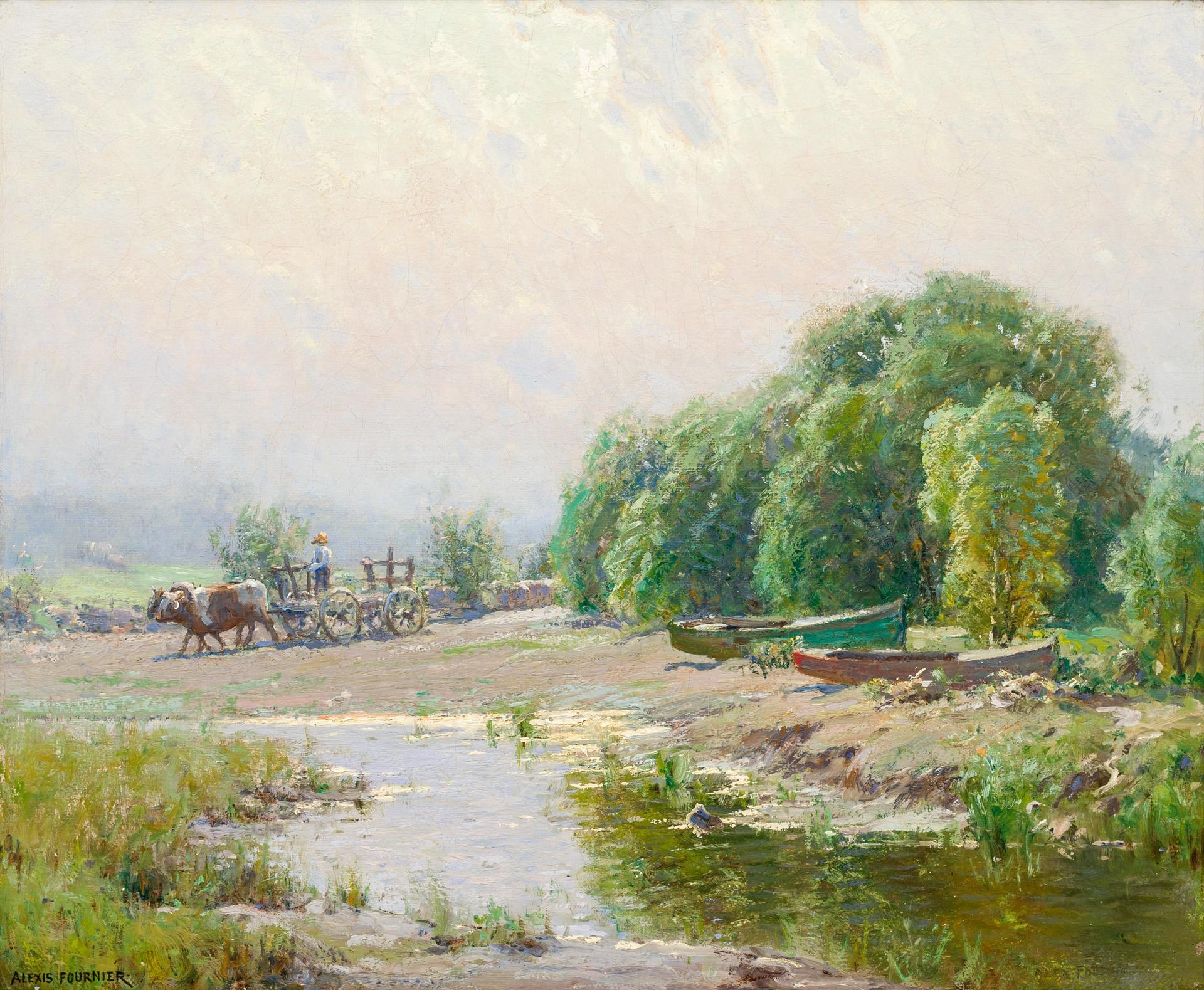 Alexis Fournier | The Pool (1906) | MutualArt