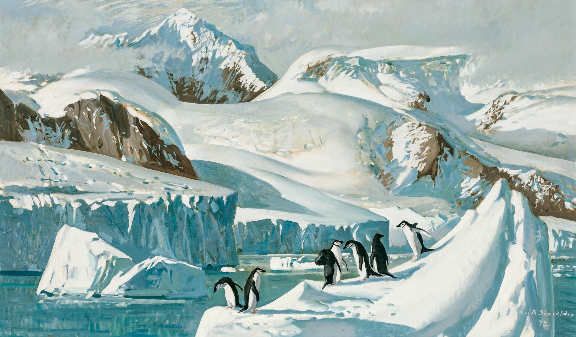 Keith Shackleton | March of the Penguins (1972) | MutualArt