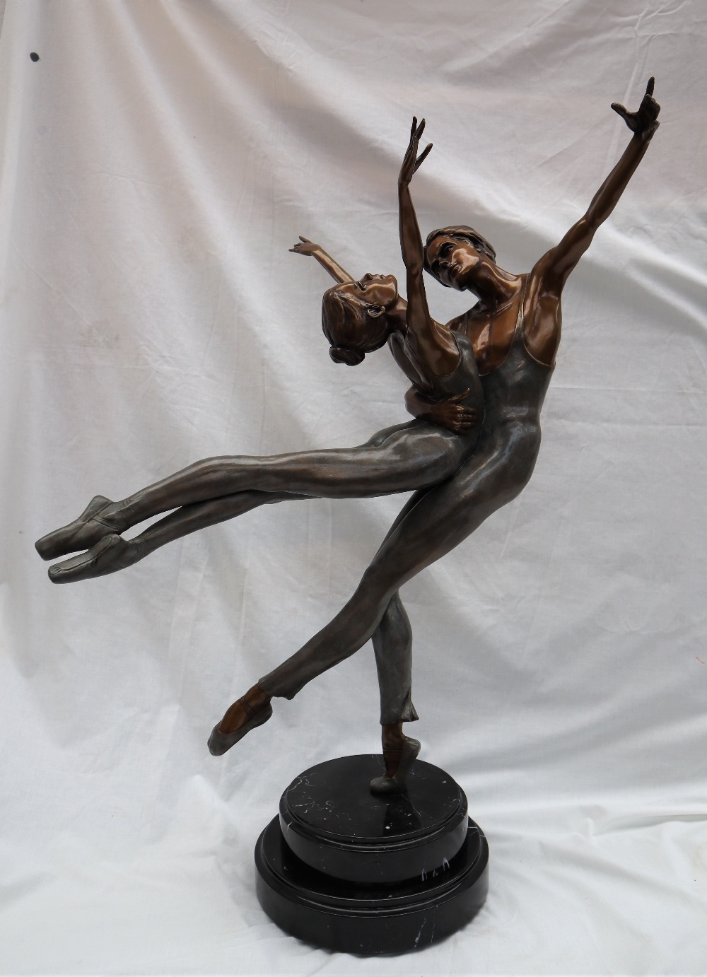 Mario Jason | Adagio II A ballet dancer and ballerina (1997) | MutualArt