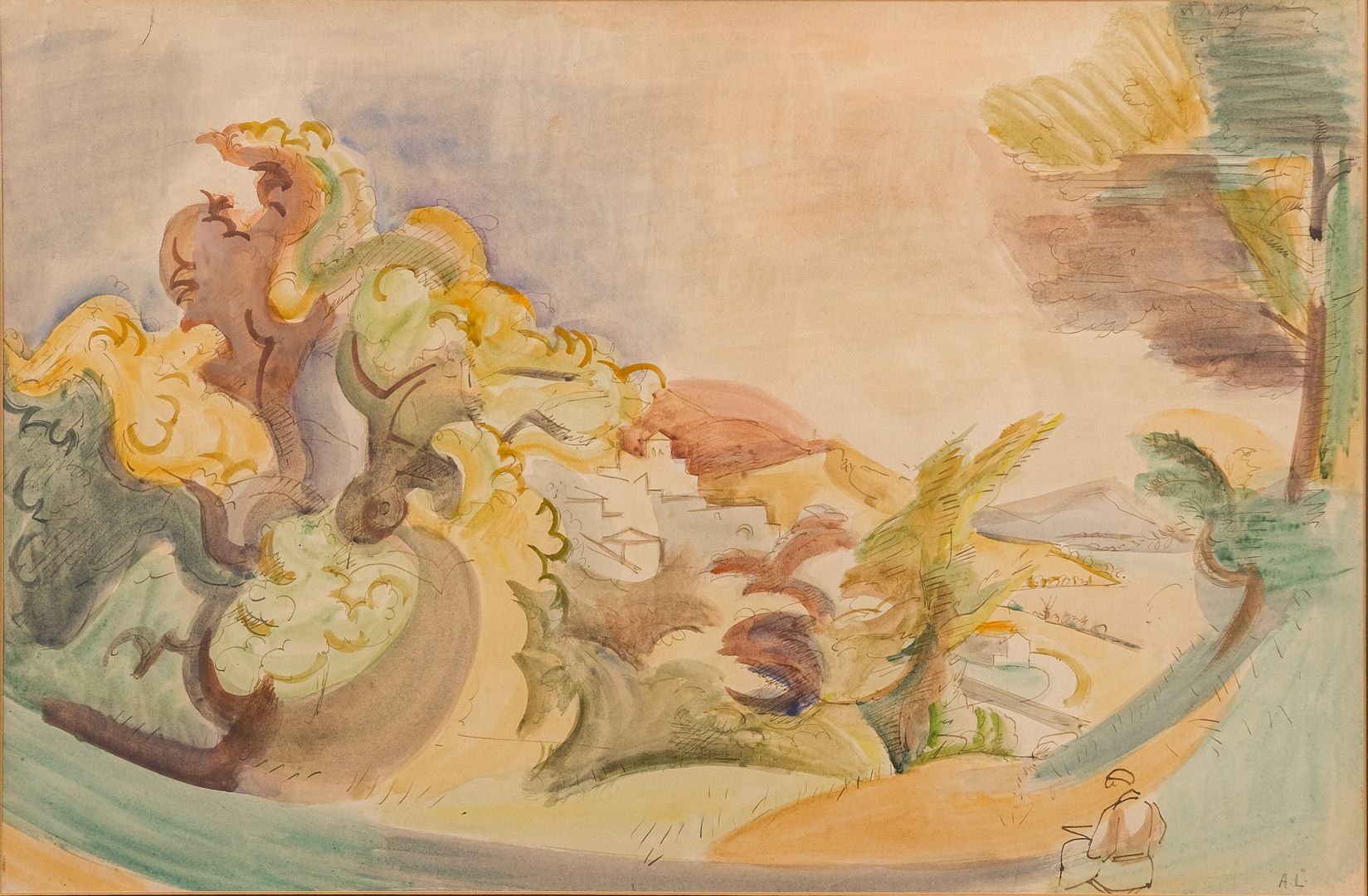 André Lhote | Paysage animé | MutualArt