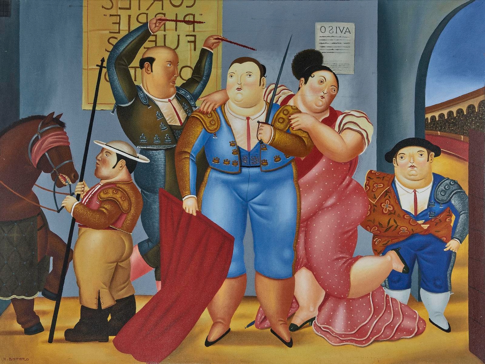 Fernando Botero | La préparation du toréador | MutualArt