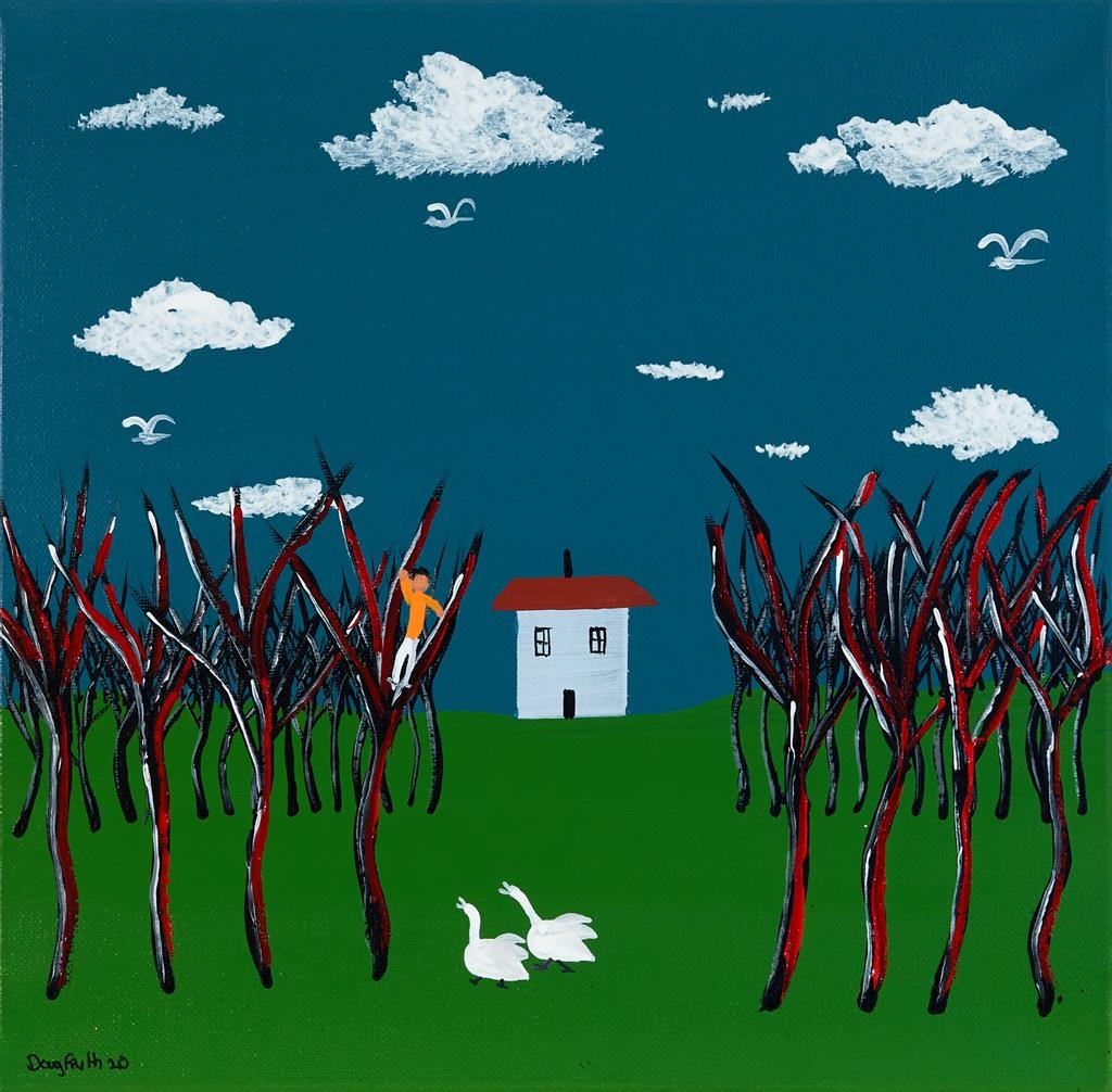 Doug Frith | Uncle Don's Nasty Geese Chased Me Up a Tree (2020) | MutualArt