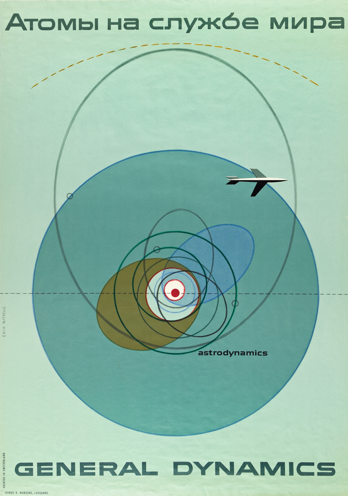 Erik Nitsche | Atoms for Peace (1955) | MutualArt