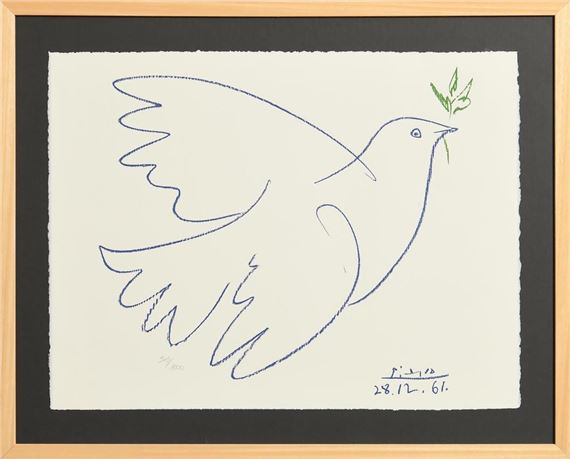Pablo Picasso | Blue Dove | MutualArt