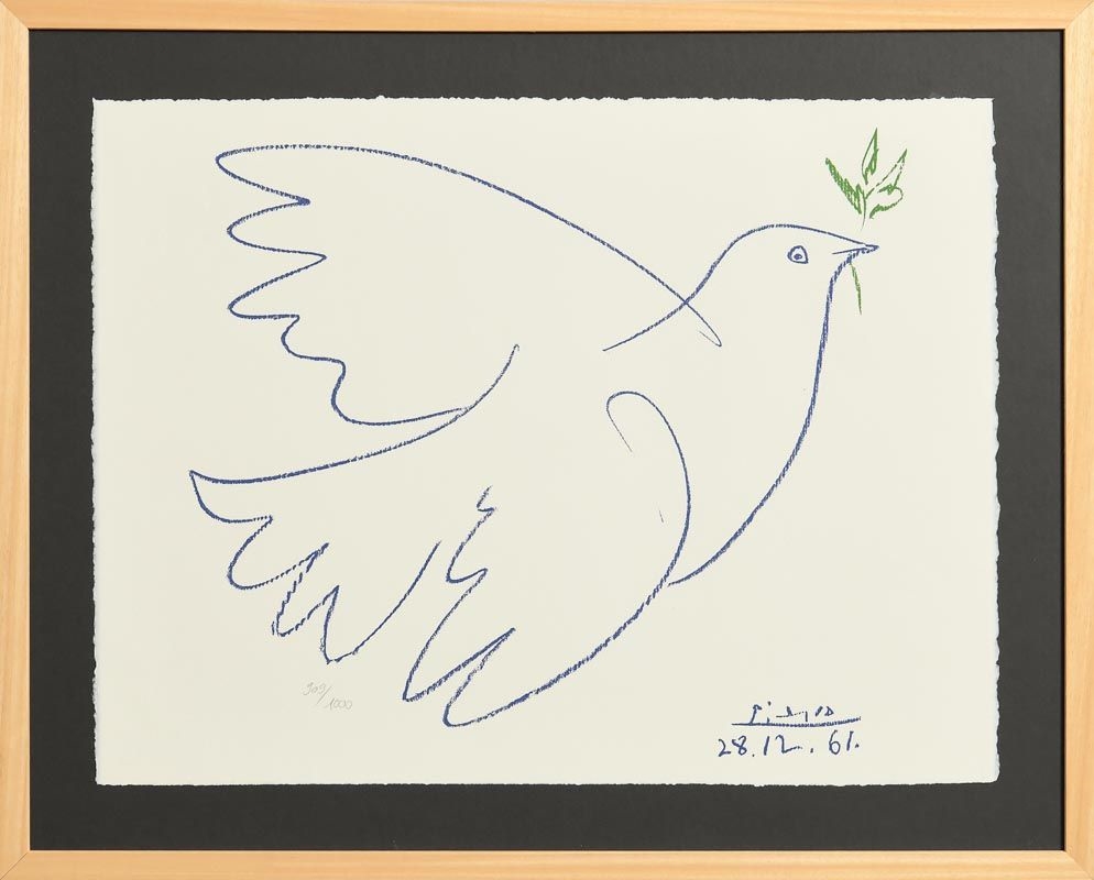 Pablo Picasso | Blue Dove | MutualArt
