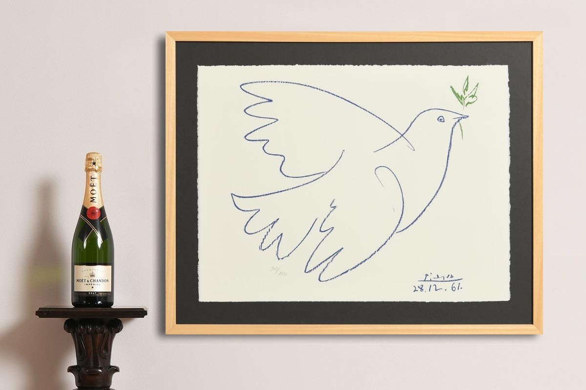 Pablo Picasso | Blue Dove | MutualArt