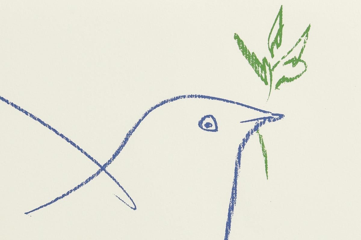 Pablo Picasso | Blue Dove | MutualArt