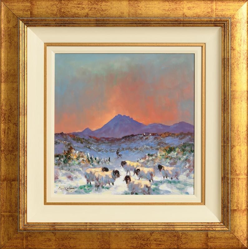 William Cunningham | Sheep in Winter | MutualArt
