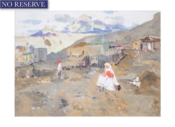 Pavel Aleksandrovich Radimov | Kurdish Village in Firyuza (1936 ...