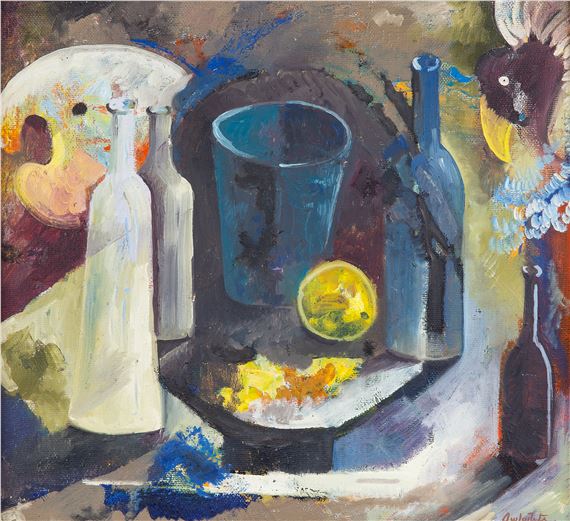 Gayane Levonovna Khachaturian | Painter's Still Life with Crowned Crane ...