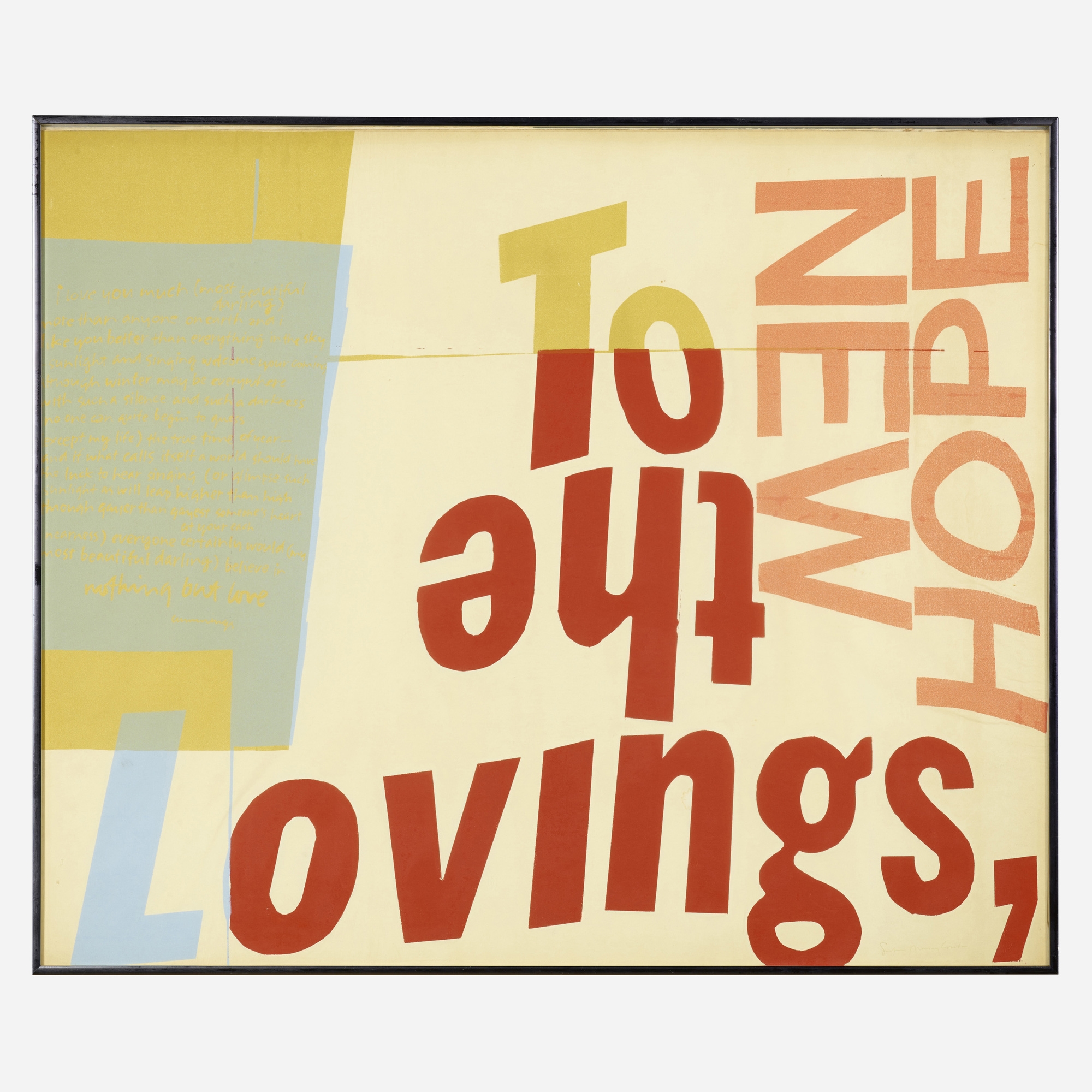 Corita Kent | new hope (1966) | MutualArt