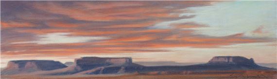 Ed Mell | Mesa Sunset | MutualArt