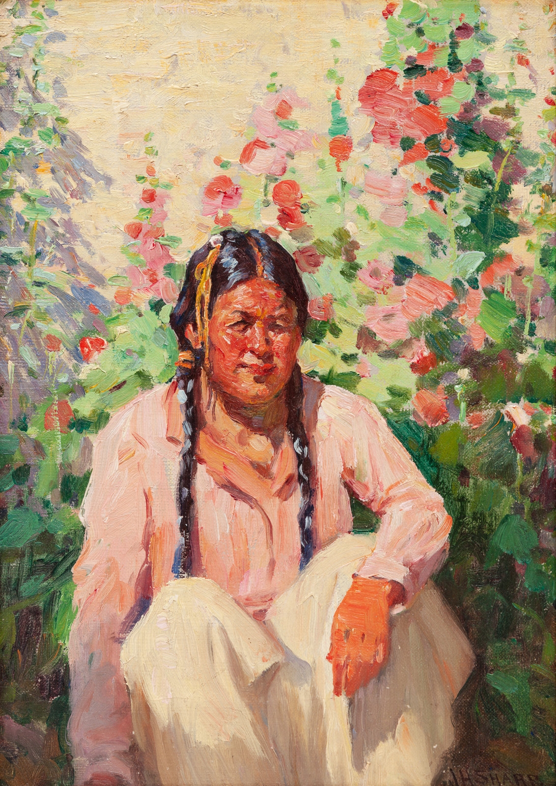 Joseph Henry Sharp | Weasel Tail | MutualArt