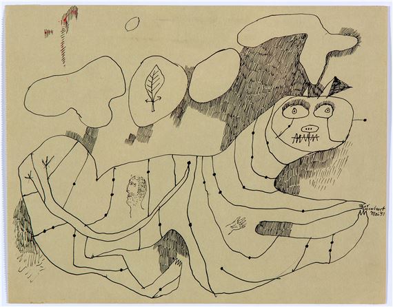 Lucebert | Untitled (Circa 1952) | MutualArt