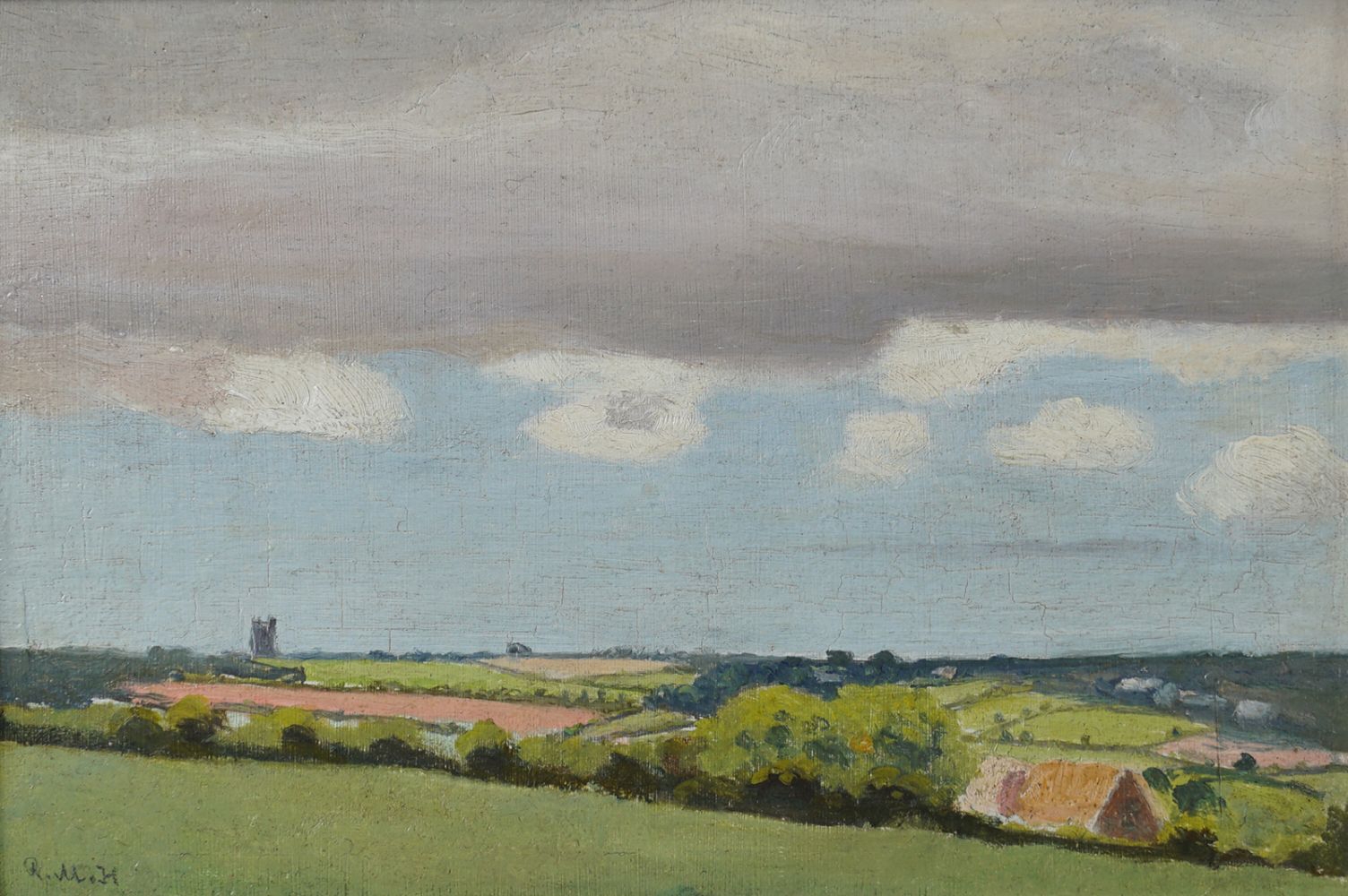 Robert Morson Hughes | Panoramic landscape | MutualArt